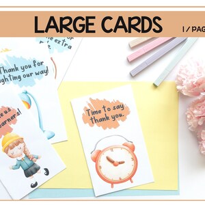 Teacher Appreciation Gift Tags, Notes and Cards | Editable in ...