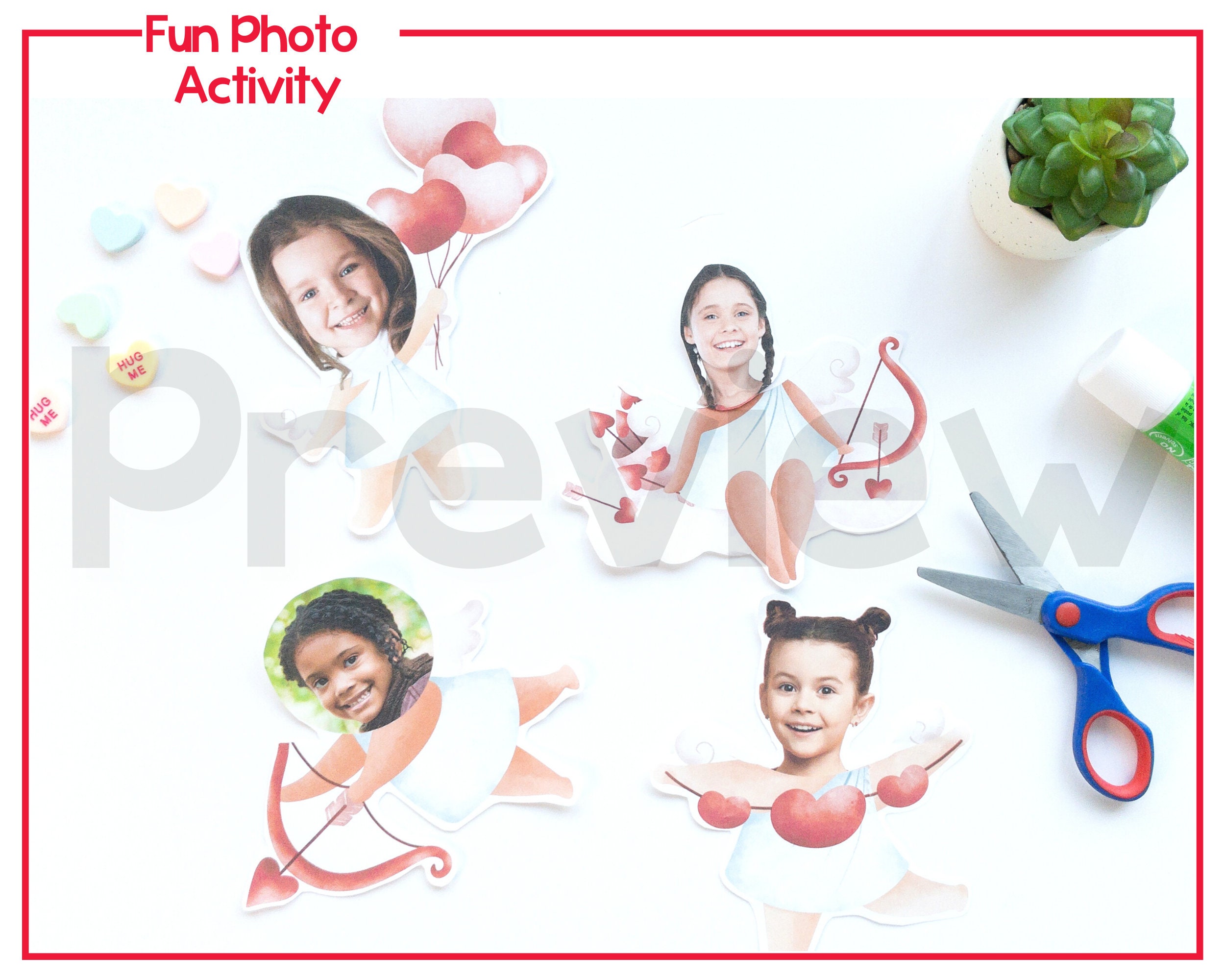 Cute Cupid Valentine's Day Bulletin Board & Interactive Classroom Decor ...