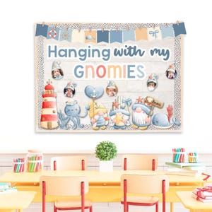 End of Year / Summer Gnomes Bulletin Board Idea & Printable Classroom ...
