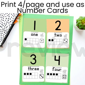 Camping Themed Number Posters for Bulletin Boards & Classroom Decor ...