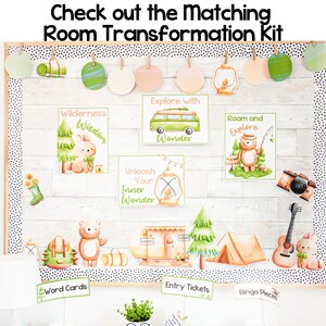 Camping Back to School, Open House & Meet the Teacher Kit, Welcome ...