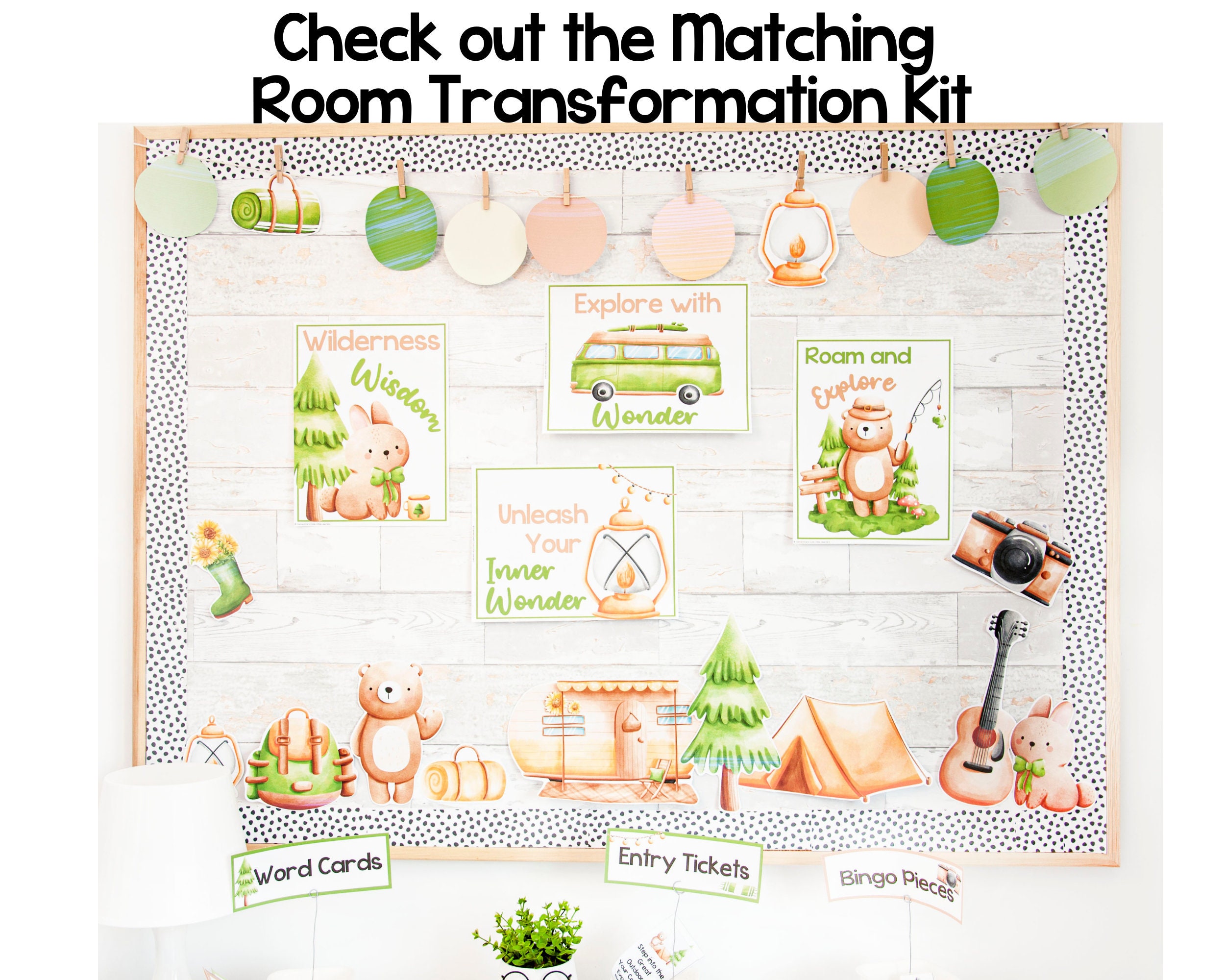 Camping Back to School Open House & Meet the Teacher Kit - Etsy