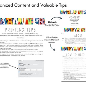 Summer Letters and Numbers Bundle for Bulletin Boards and Classroom ...