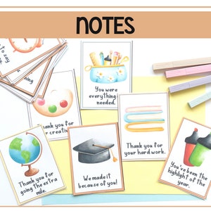 Teacher Appreciation Gift Tags, Notes and Cards | Editable in ...