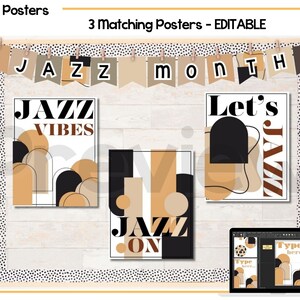 Jazz Decor With QR Codes for Listening, Complete Classroom Decor & Bulletin Board Kit for Music ...