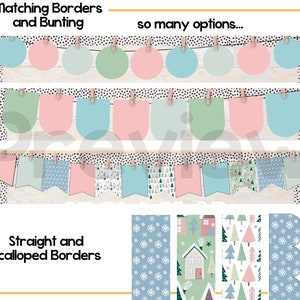Winter Snowmen Bulletin Board & Classroom Decor Editable Versions ...