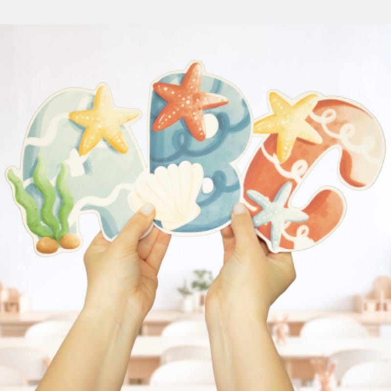 Coastal Decor Letters - Etsy