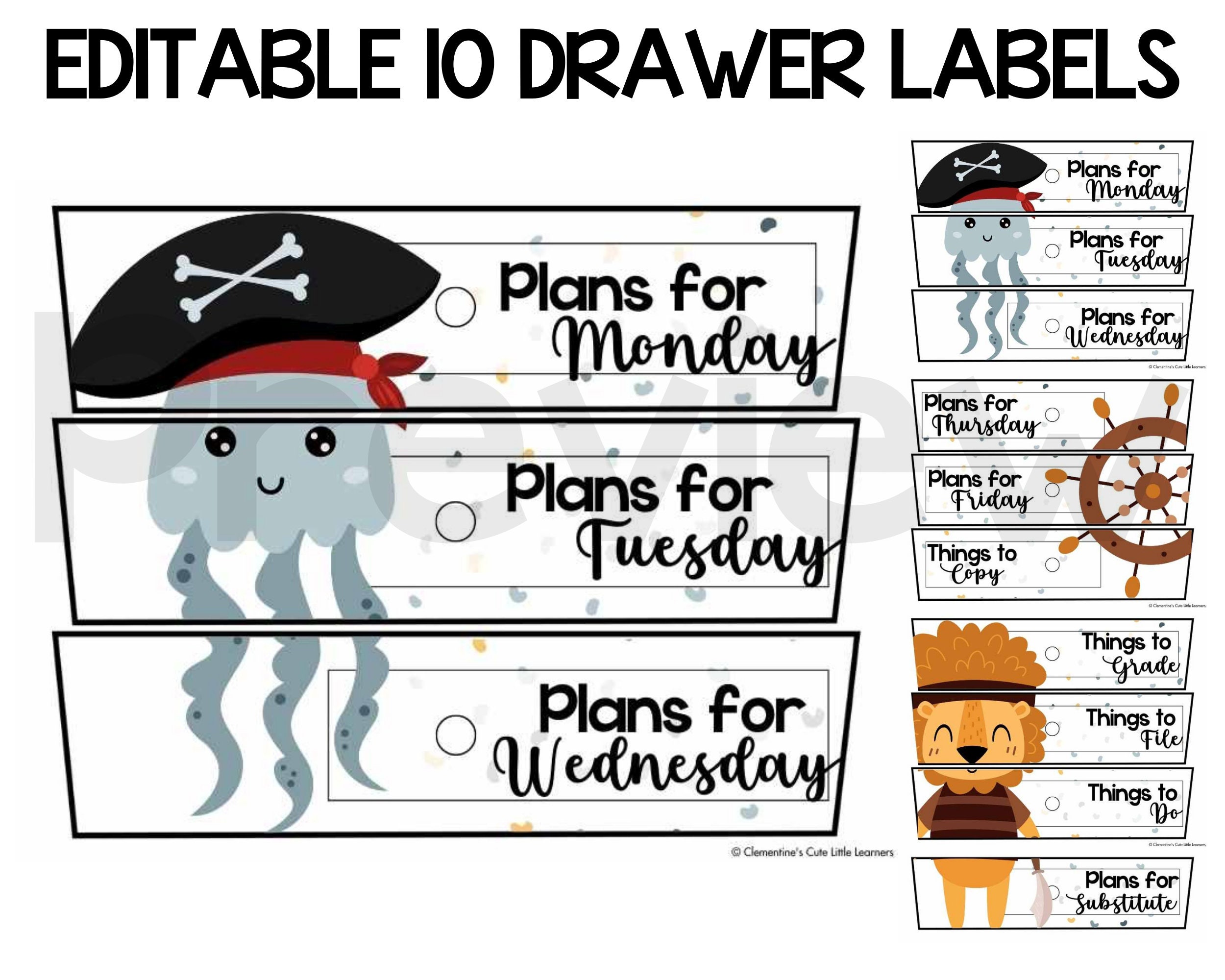 Pirates Editable Classroom Decor Bundle Bulletin Boards Back - Etsy