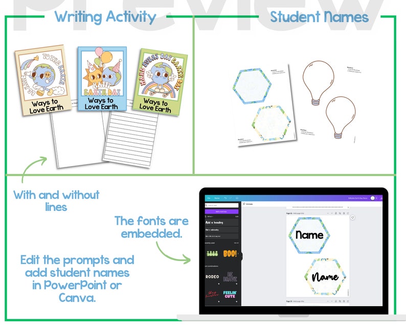 Groovy-retro Earth Day Bulletin Board & Classroom Decor - Etsy