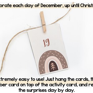 Printable Kindness Advent Calendar Cards December & Christmas Activity ...