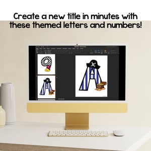 Pirates Themed Letters & Numbers for Bulletin Board / Classroom and ...