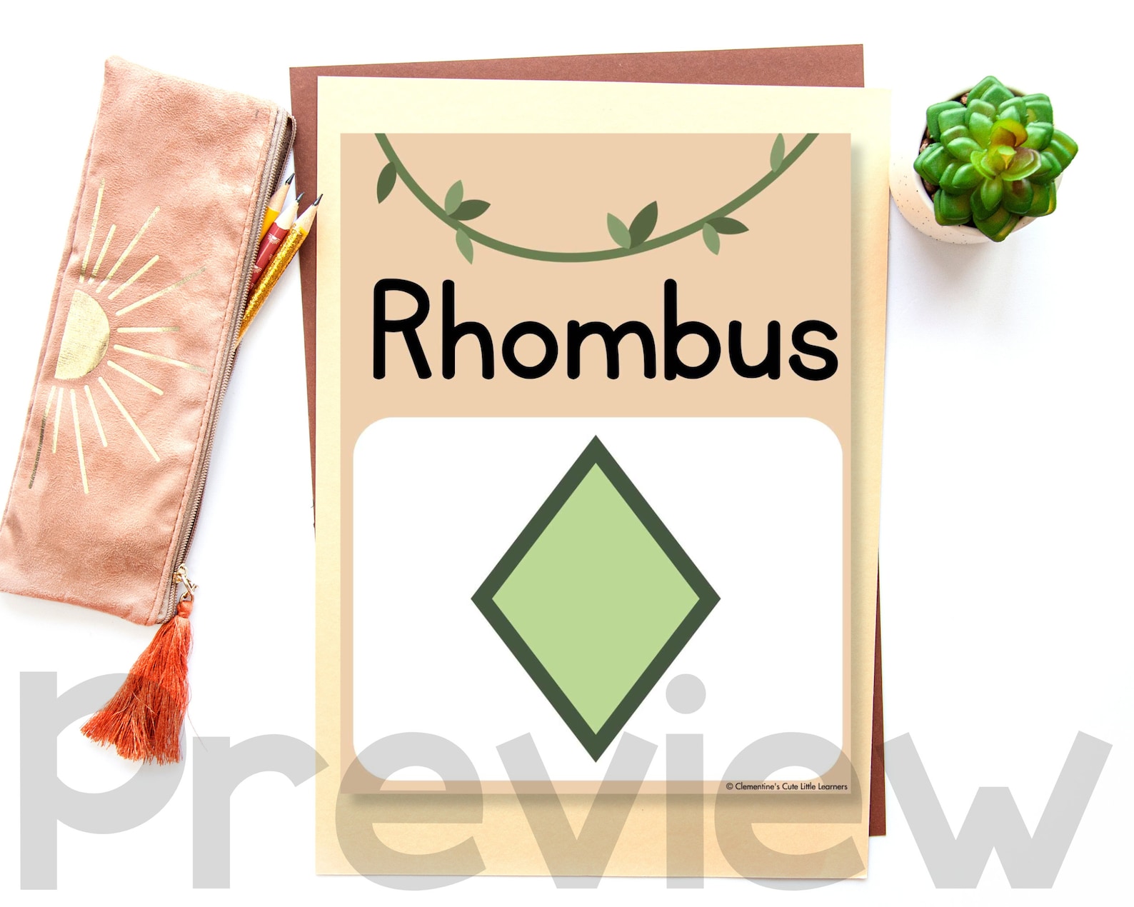 Jungle Safari Themed 2D and 3D Shape Posters for Bulletin Boards and ...