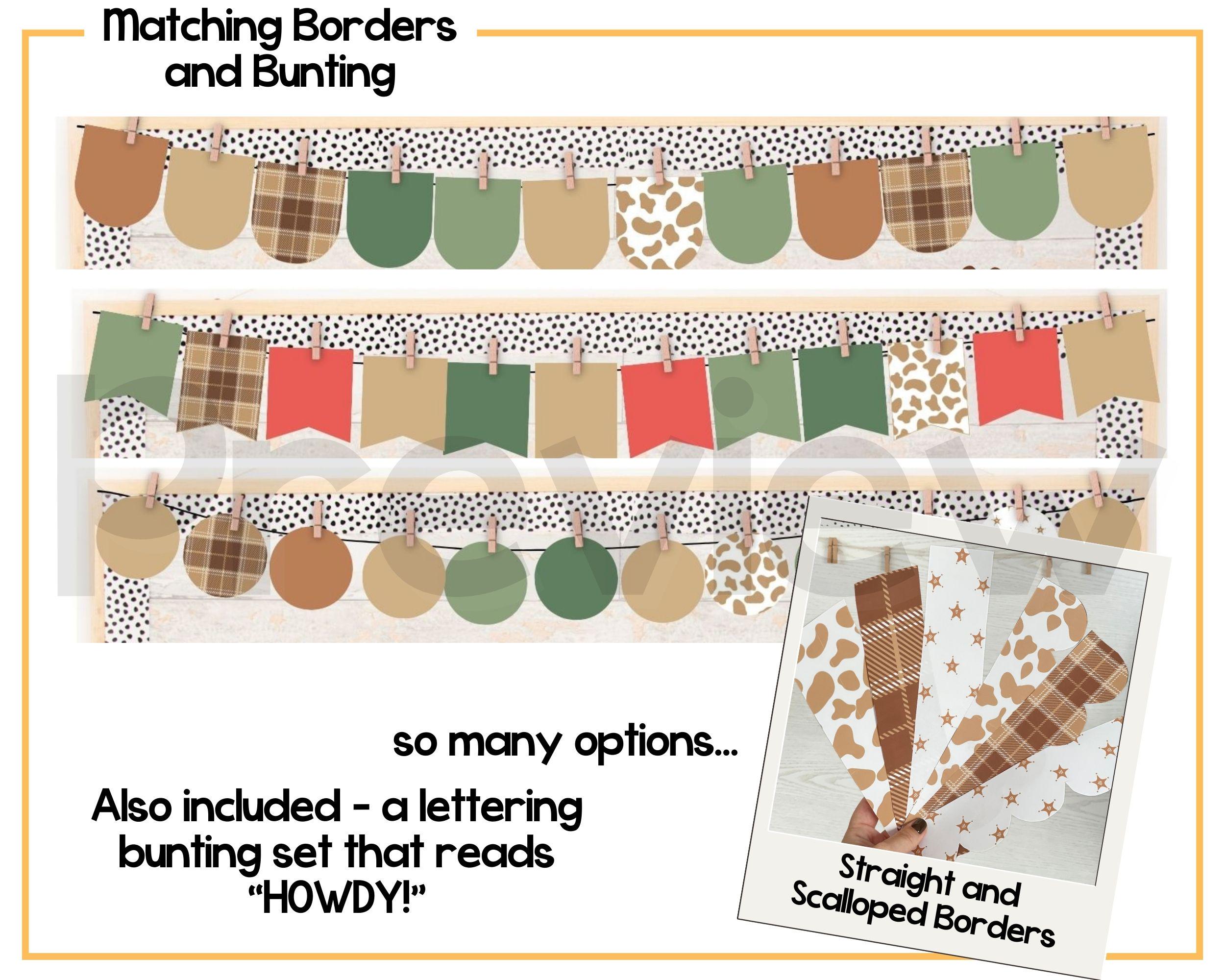 Western Christmas Classroom Decor | Bulletin Board and Door Kit With ...
