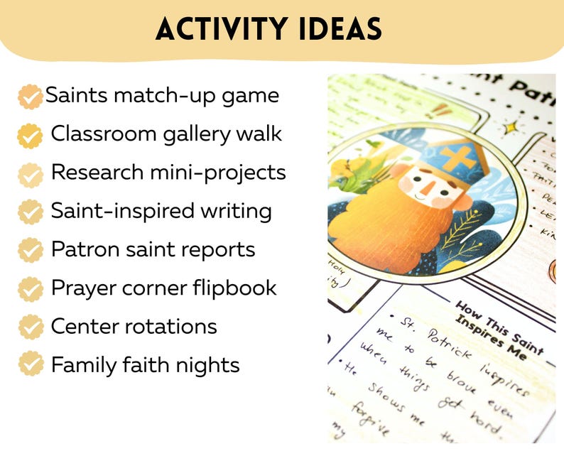 Catholic Saints Mega Bundle – Posters, Cards, Bunting & Research Pages ...