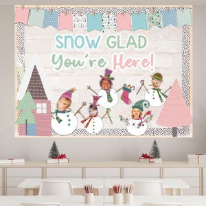 Winter Snowman Bulletin Board & Classroom Decor + Editable Versions ...