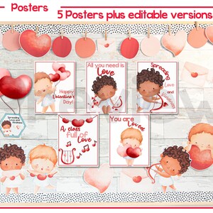 Cupid Valentine's Day Bulletin Board & Interactive Classroom Decor ...