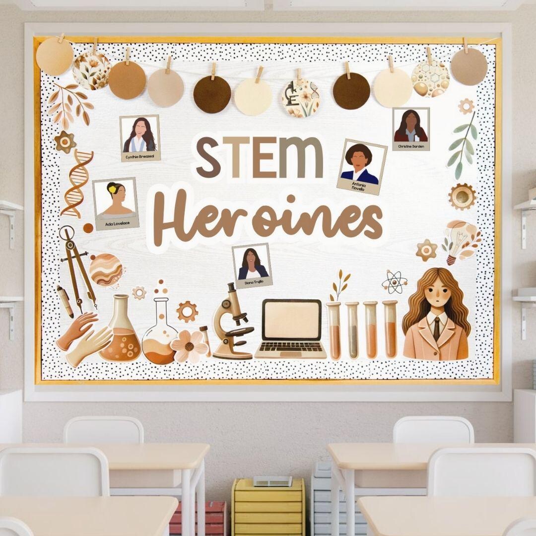 Women in STEM Bulletin Board & Classroom Decor + Editable Versions ...