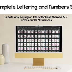 Pink Halloween Letters and Numbers for Bulletin Board / Classroom Decor ...