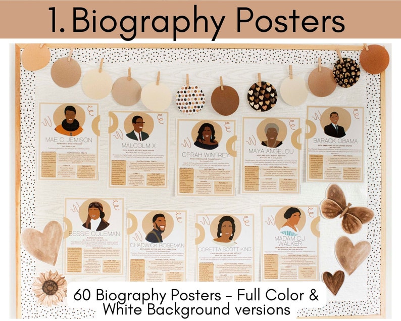 Black History Month Decor and Activities Bundle | Educational Printable ...