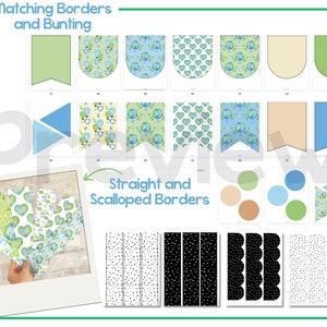 Earth Day Watercolor Bulletin Board & Classroom Decor + Editable ...