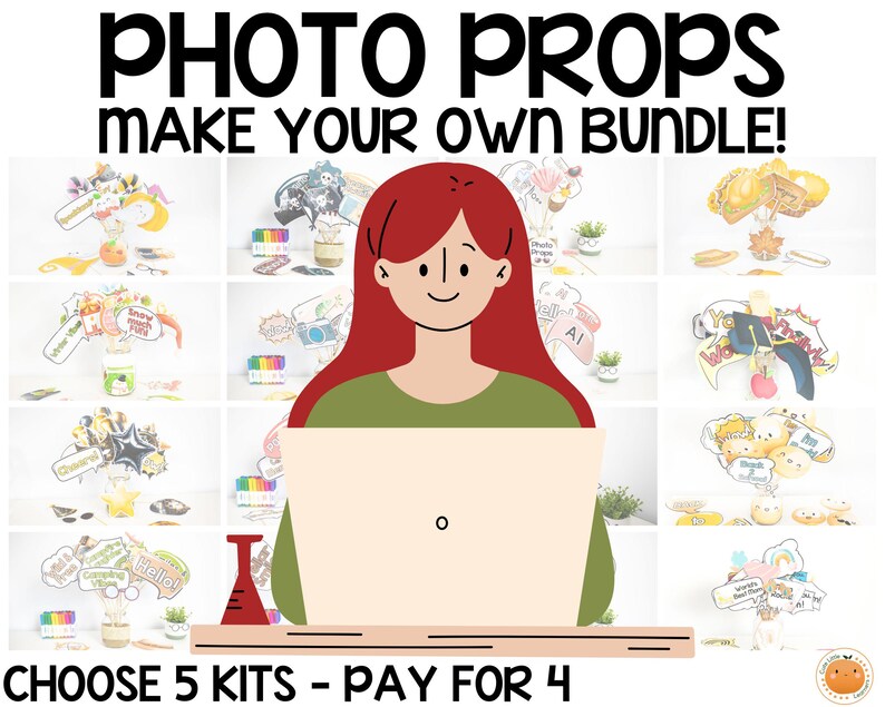 Graduation & End of Year Printable Photo Props and Photo Booth Decor ...