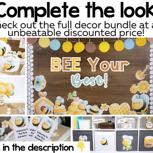 Bee Themed 2D & 3D Shape Posters for Classroom Decor and Bulletin Board ...