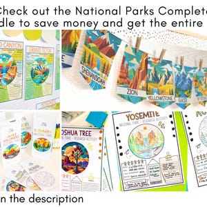 National Parks Classroom Decor, Bulletin Board Posters, Research ...