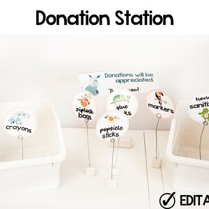 Jungle Back to School & Meet the Teacher Kit, Editable Welcome Bulletin ...