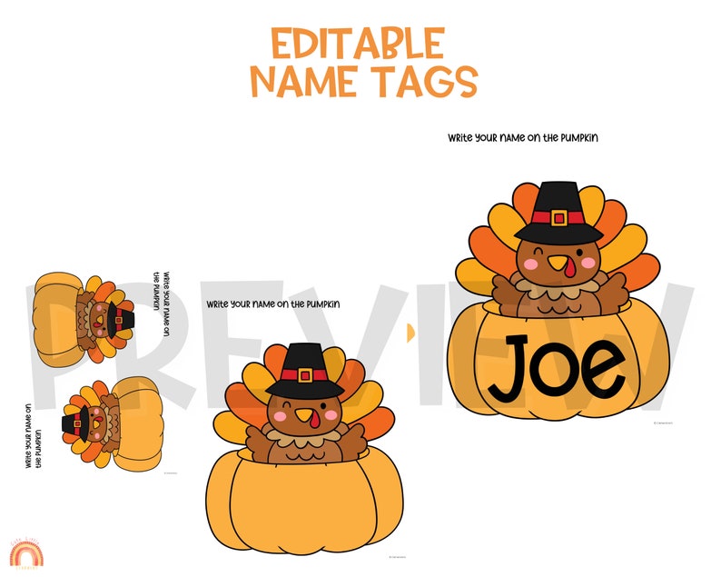 Thanksgiving Little Turkeys Bulletin Board & Classroom Decor - Etsy