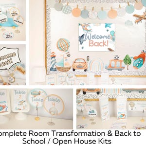 Travel Classroom Decor Bundle | Editable Bulletin Board, Meet the ...