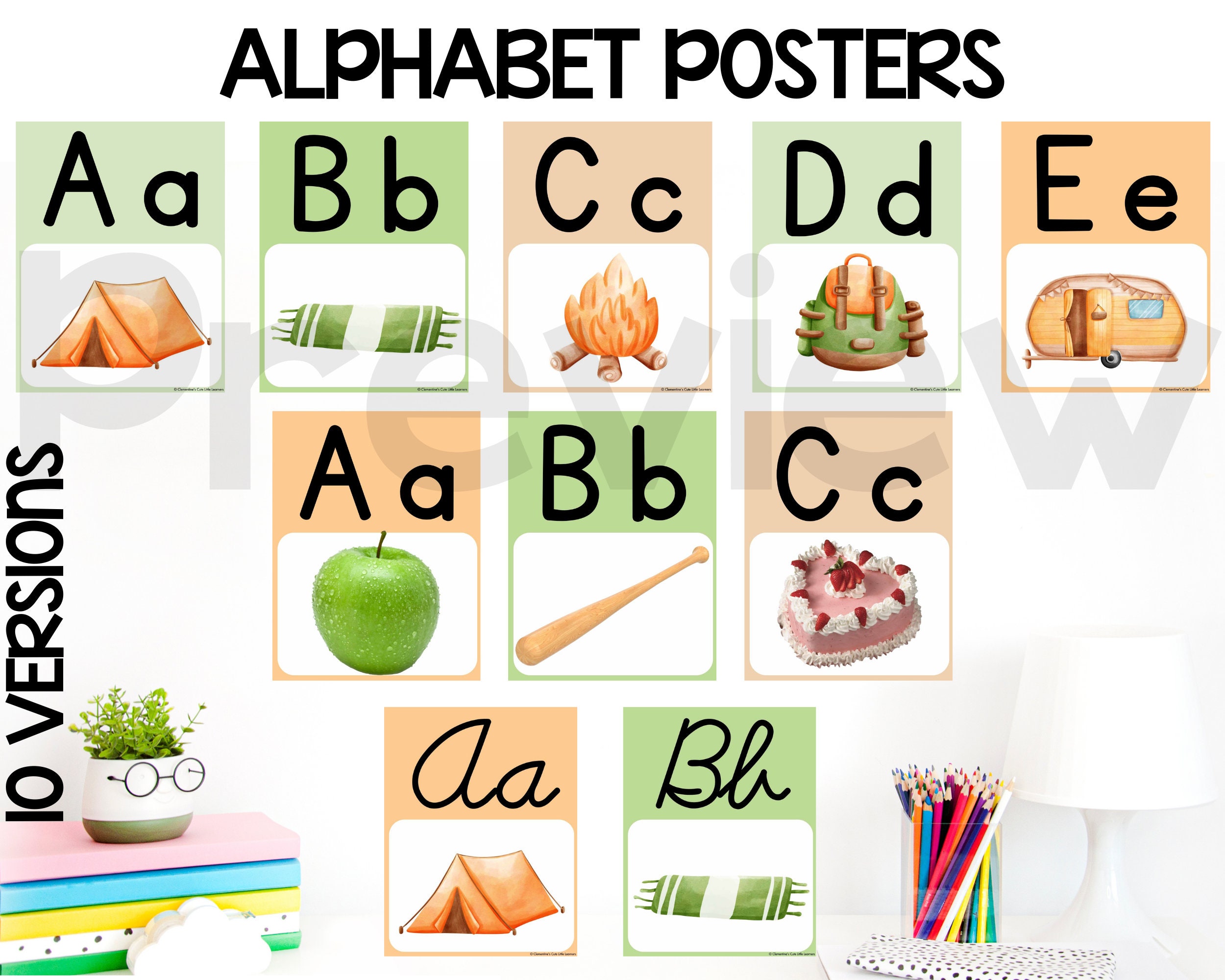 Camping Editable Classroom Decor Bundle, Bulletin Boards, Back to ...