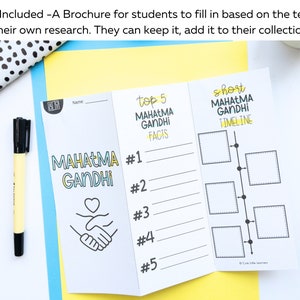 Mahatma Gandhi Printable Biography Pack, Reading Comprehension, Quote ...