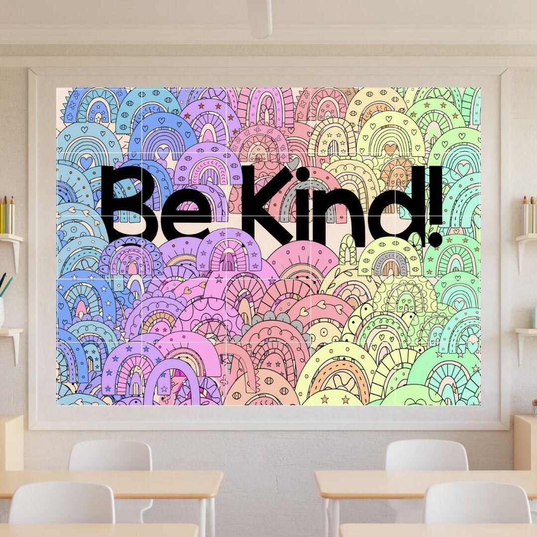 Inspirational Collaborative Classroom Poster: Printable SEL Activity ...