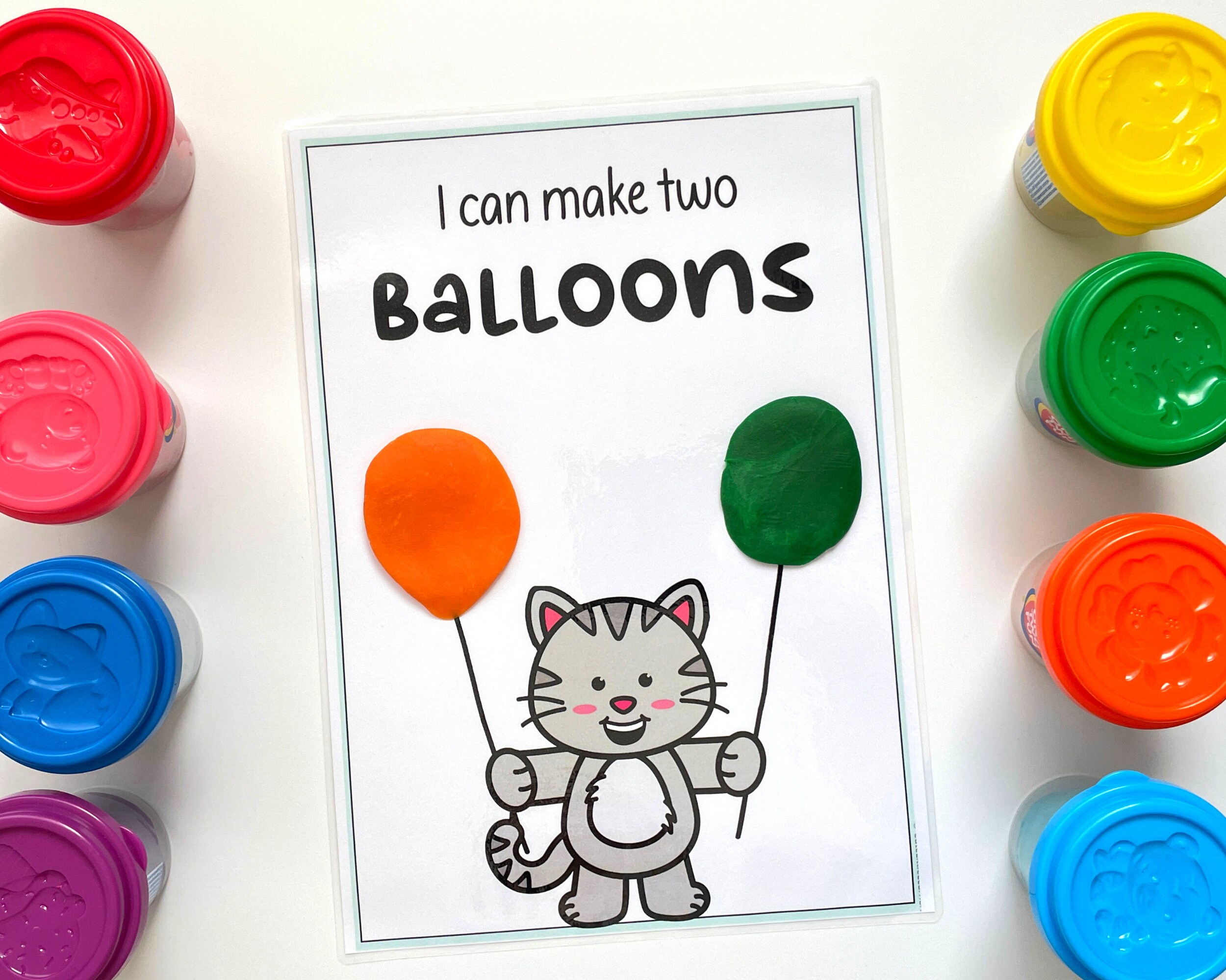 Play Dough Mats Huge Set Toddlers Activities Printable Play Doh ...