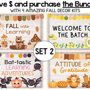 Back to School Bulletin Board Decor and Open House Kit + Editable ...