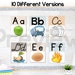 Alphabet Posters Boho Space Themed Primary, Cursive & Decorative Fonts ...