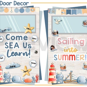 End of Year / Summer Nautical Bulletin Board Idea, Printable Classroom ...