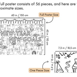 New Year Collaborative Poster for Kids' Goal Setting - Print and Go ...