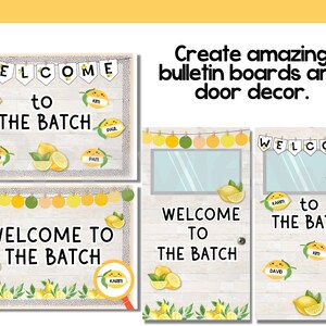 Back to School Bulletin Board Decor and Open House Kit + Editable ...