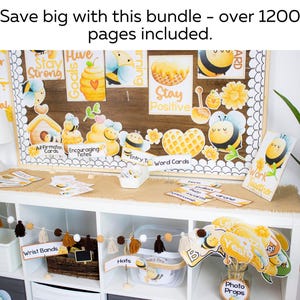 Busy Bee Classroom Decor Bundle | Editable Bulletin Board, Meet the ...