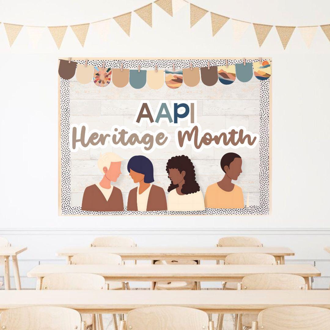 AAPI Heritage Month Bulletin Board & Classroom Decor + Editable ...