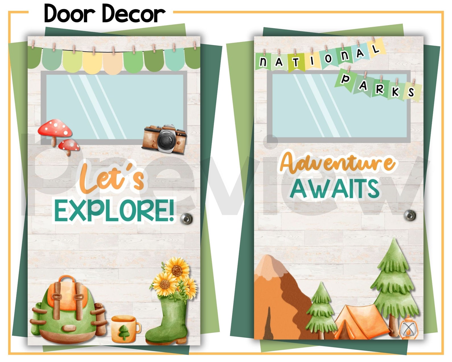 National Parks Classroom Decor, Bulletin Board Posters, Research ...