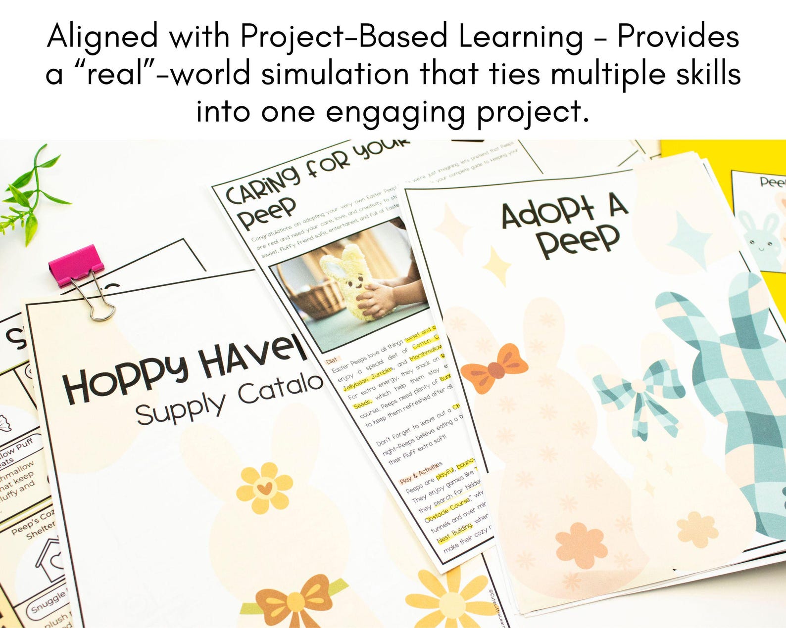 Adopt a Peep Project Based Learning, Printable Easter Activity ...