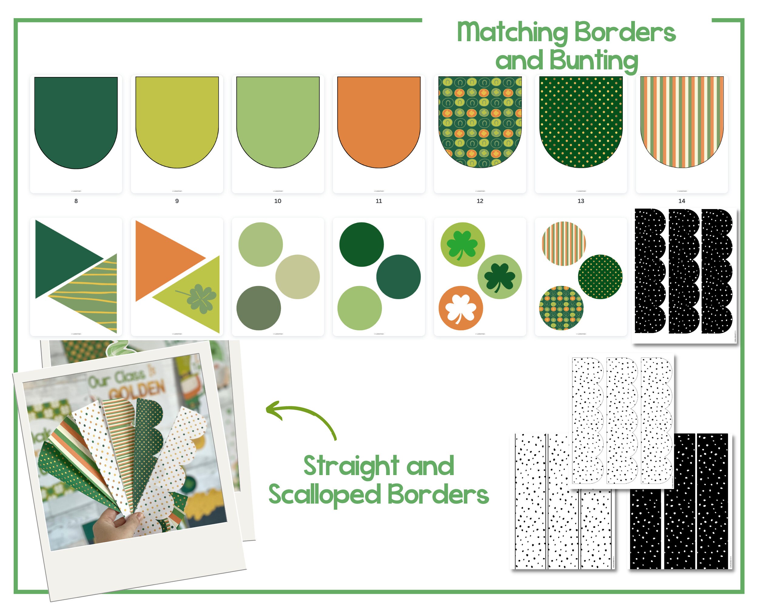 St. Patrick's Day Lucky Leprechaun Bulletin Board & - Etsy