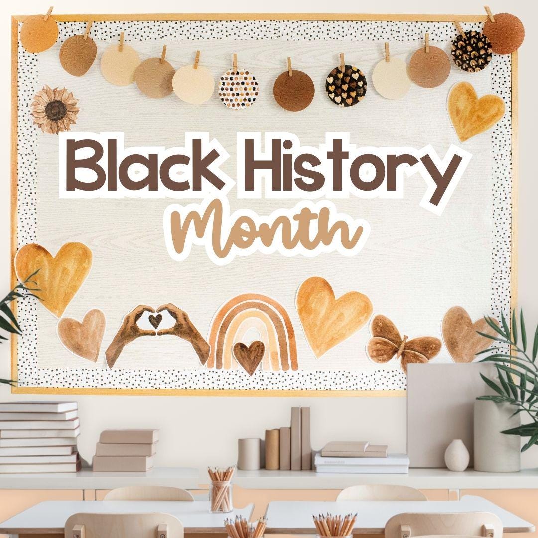 Black History Month Bulletin Board & Interactive Classroom Decor ...