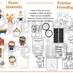 Nativity Bulletin Board & Classroom Decor Kit Editable - Etsy