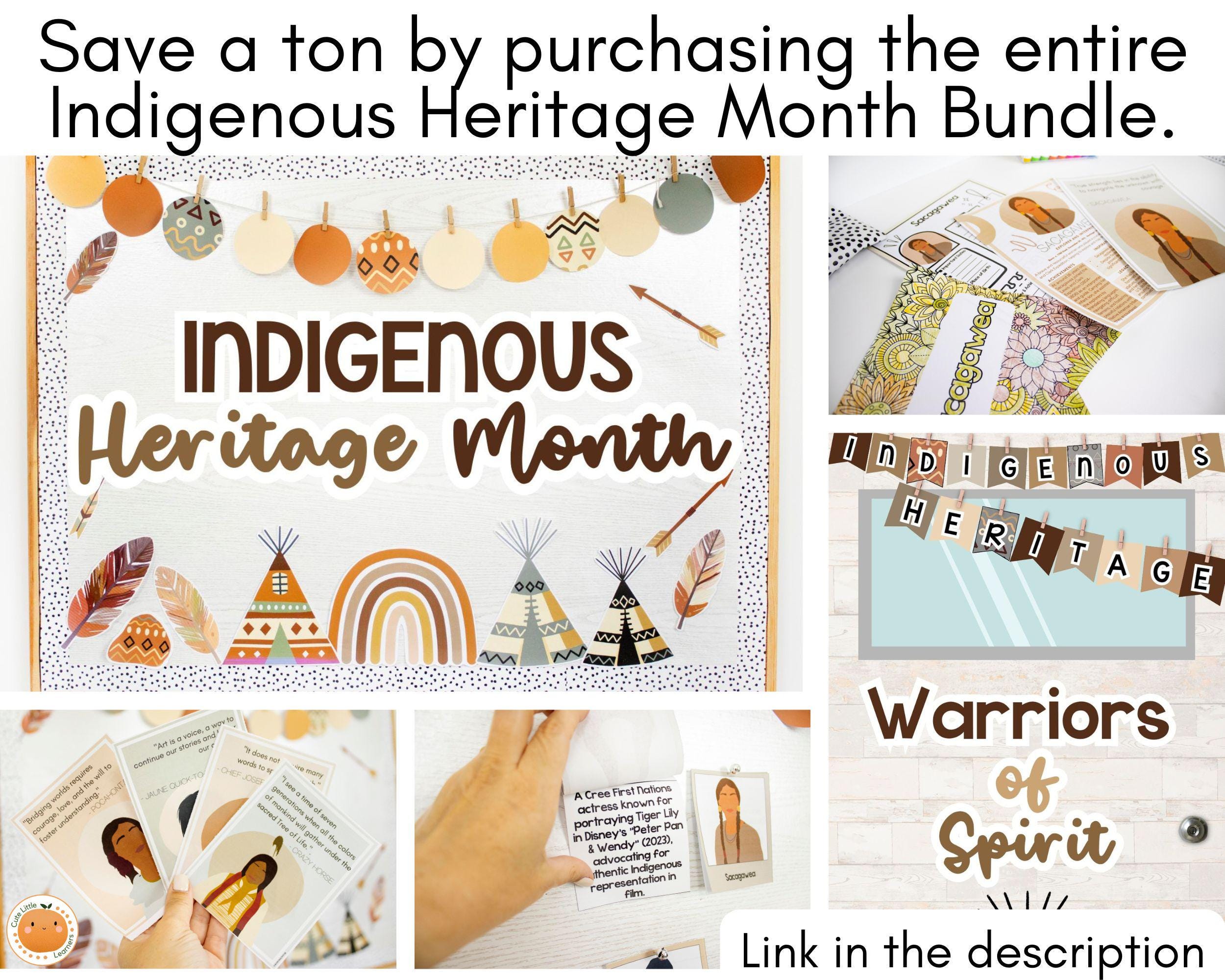 Indigenous Heritage Month Classroom Decor Kit: Posters, Bunting ...