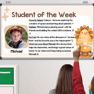 Thanksgiving Themed Daily Classroom Slide Templates With Timers ...