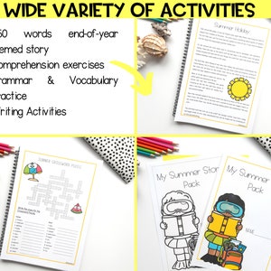 End of Year Printables Reading and Activity Pack, Print Go Editable End ...
