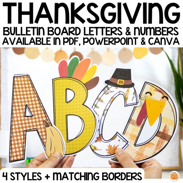 Thanksgiving Letters - Etsy